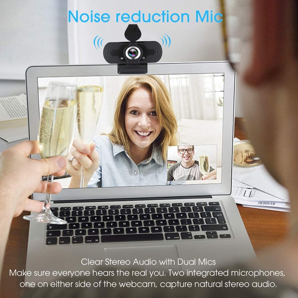 Cámara web Full HD usb 1080, gran angular, P, grab... – Grandado