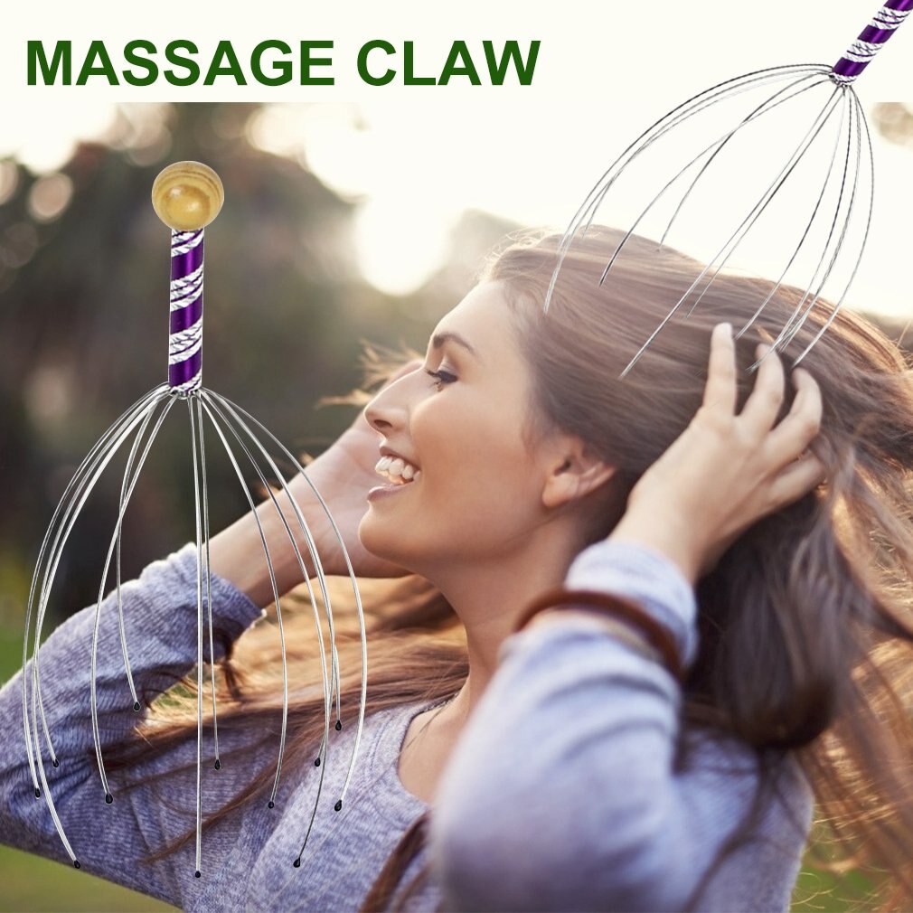Head Scratching Massage Claws Octopus Head Massage... – Vicedeal