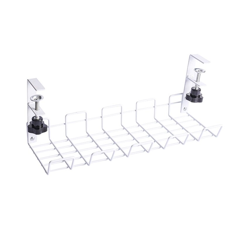 Under Table Storage Rack Cable Management Tray Des... – Grandado