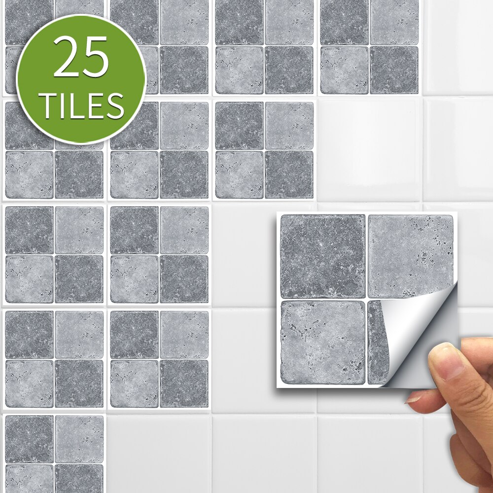 25 st mosaik pvc självhäftande kakel backsplash vä... – Grandado