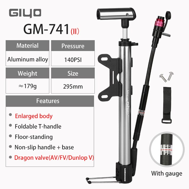 GIYO Bicycle Floor Standing & Hand 2 In 1Mini ... – Grandado