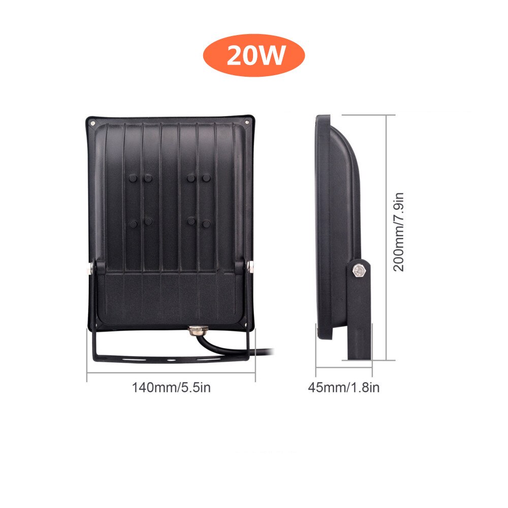 RGB Led Floodlight 20W 30W 50W Outdoor Waterproof ... – Grandado