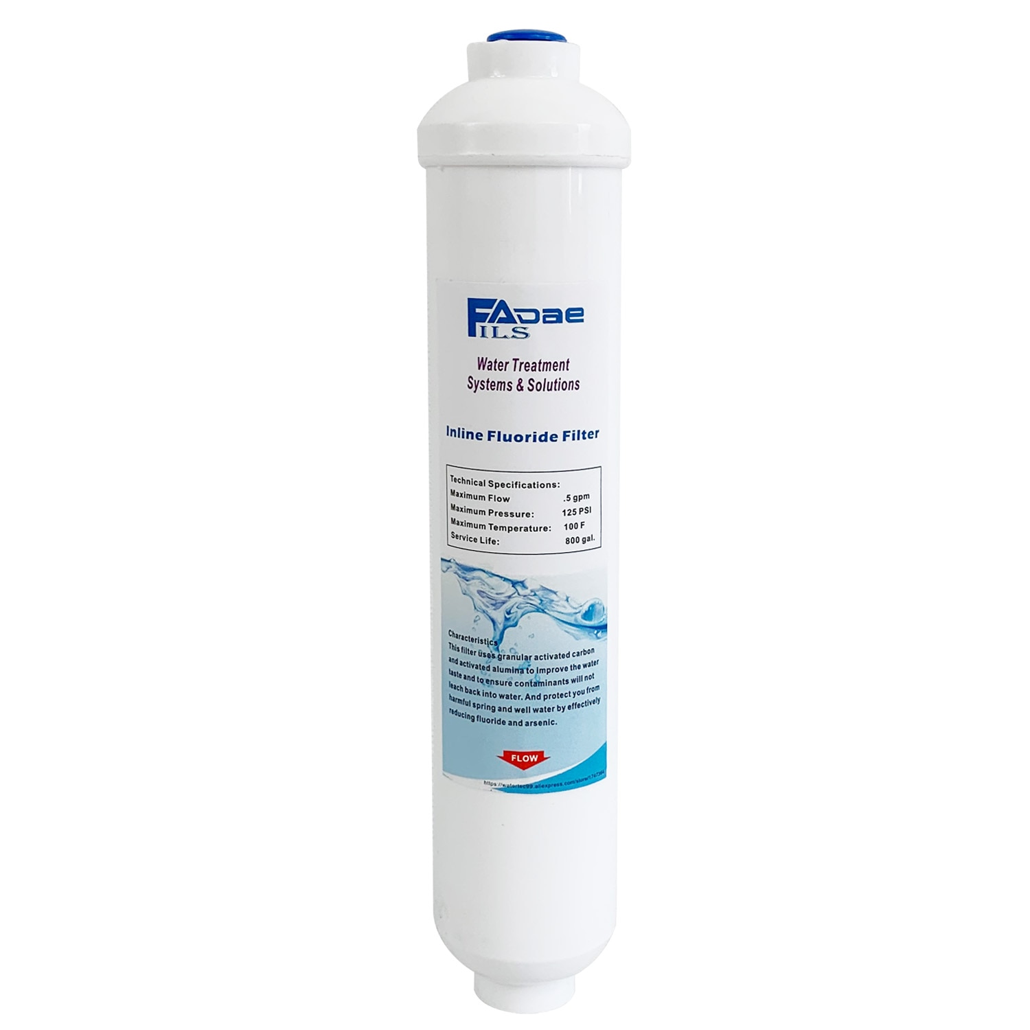 10" Inline Fluoride Water Filter For RO, Ice Maker... – Grandado