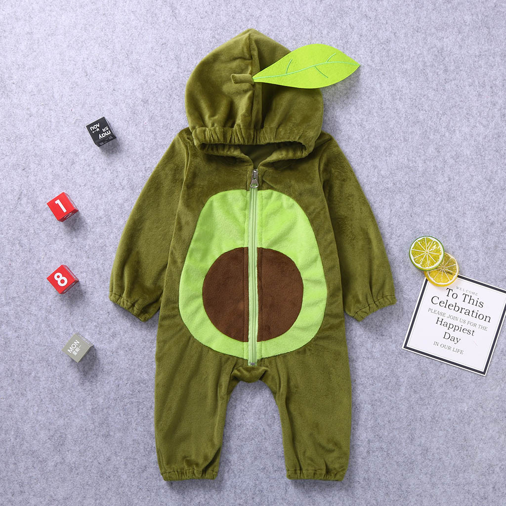 Baby Clothes Thick Avocado Costume Warm Winter New... – Grandado