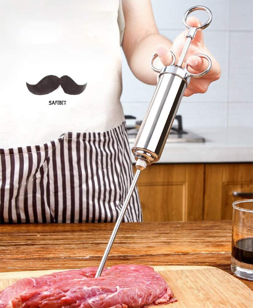 Chicken Injector Stainless-Steel Seasoning Injecto... – Vicedeal