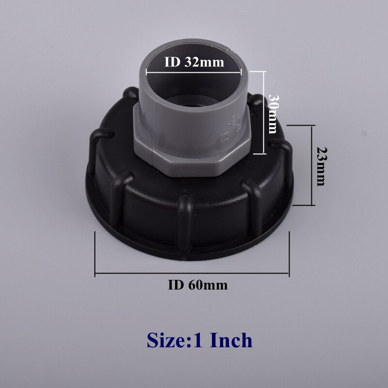 1/2" 3/4" 1" IBC Water Tank Adapter... – Grandado