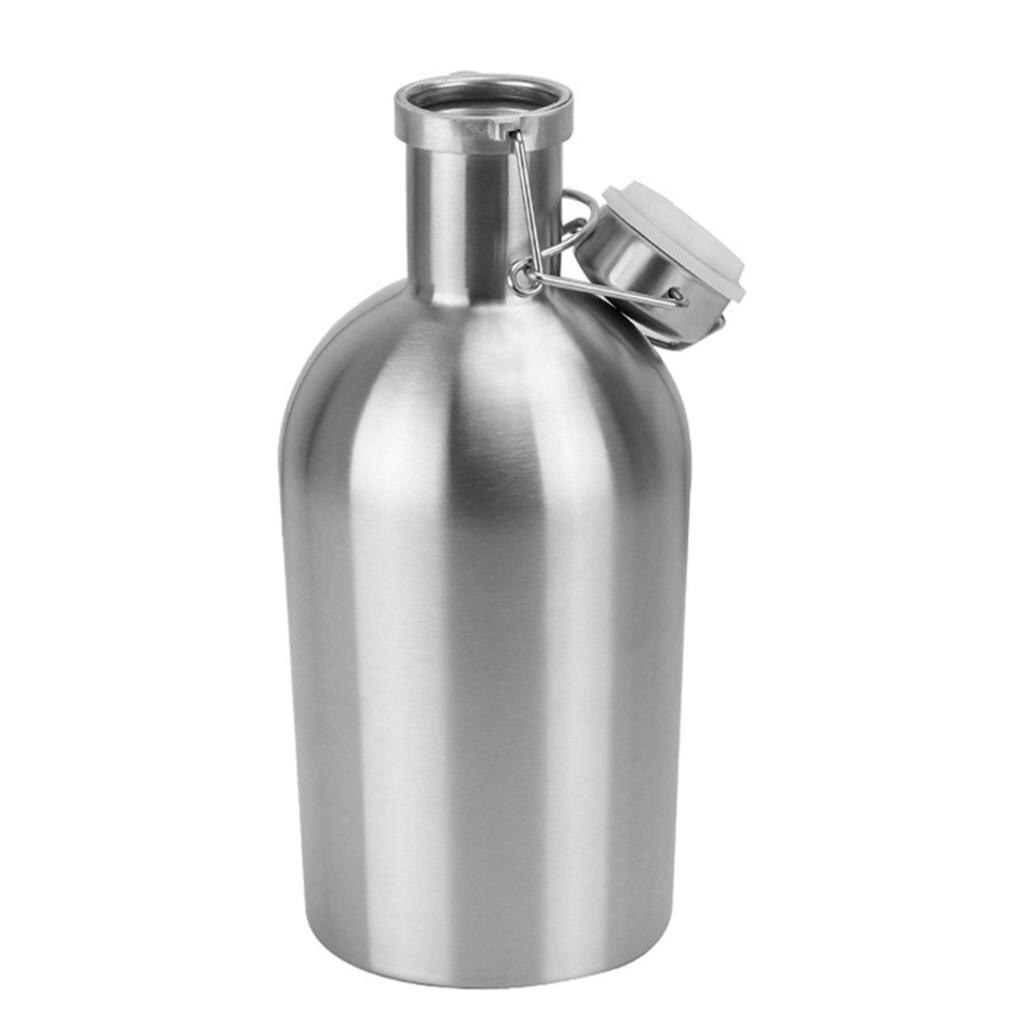 Beer Growler Bottle 2.5L Stainless Steel Camping T... – Vicedeal
