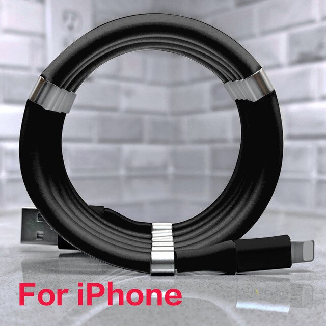 Magic Rope Magnetic absorption Data Cable for Andr... – Vicedeal