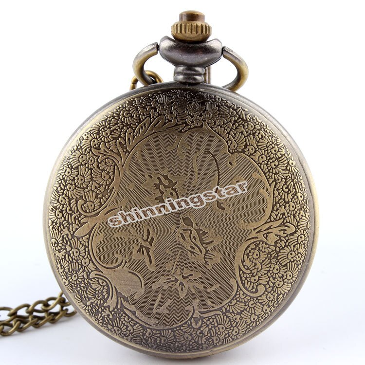 1 PC Vintage Retro Bronze Steampunk Quartz Pocket ... – Grandado