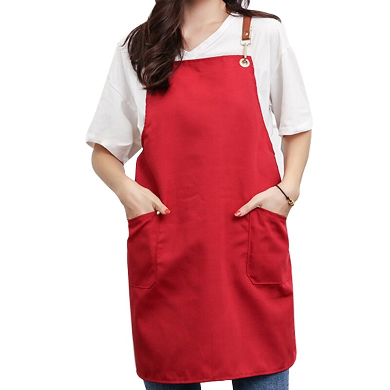 Soft Cotton Adjustable Barber Apron with Double Fr... – Grandado