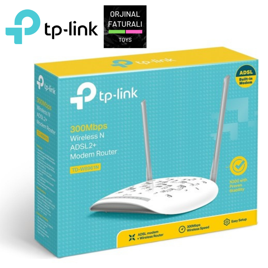 TP-Link Router Modem Wifi TD-W8961N 300Mbps Englis... – Grandado