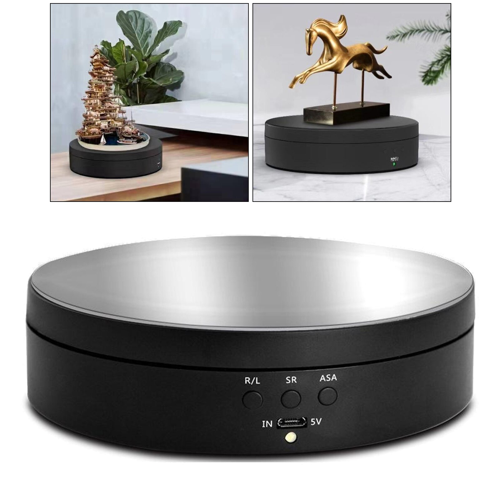 Rotating Display Stand Turntable Holder Base Speed... – Grandado