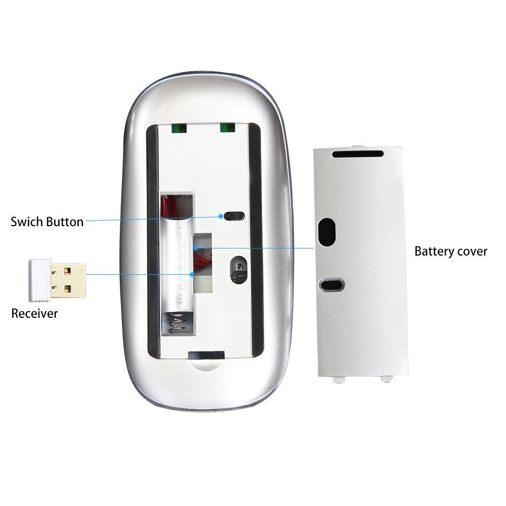 CHYI Magic Wireless Computer Mouse For Apple Macbo... – Vicedeal