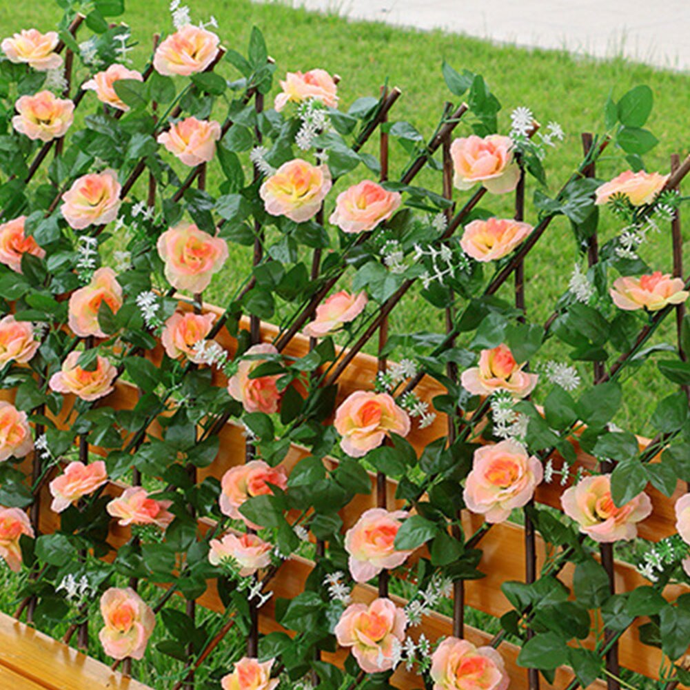 Retractable Artificial Garden Trellis Fence Expand... – Grandado