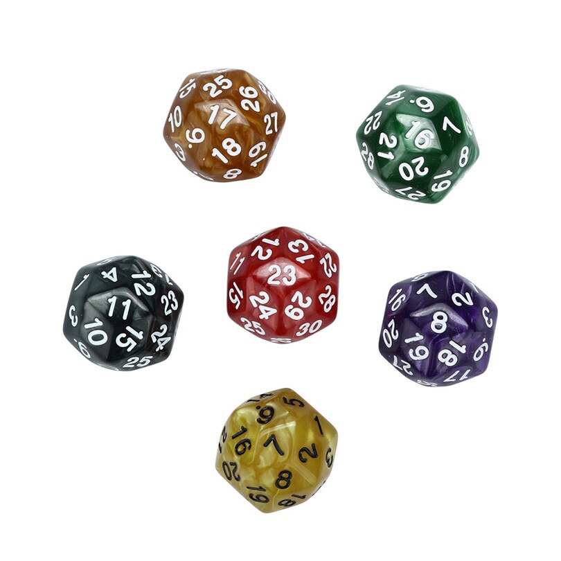 1pc Universe Galaxy Dice D30 Multi Side Acrylic Di... – Grandado