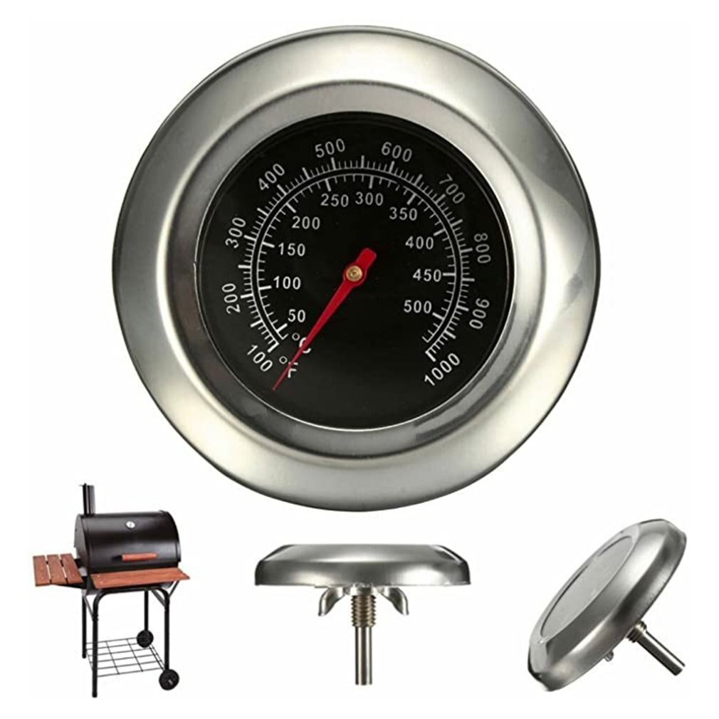 x-3G-2 50~500 Degree Bimetal BBQ Thermometer Light... – Grandado