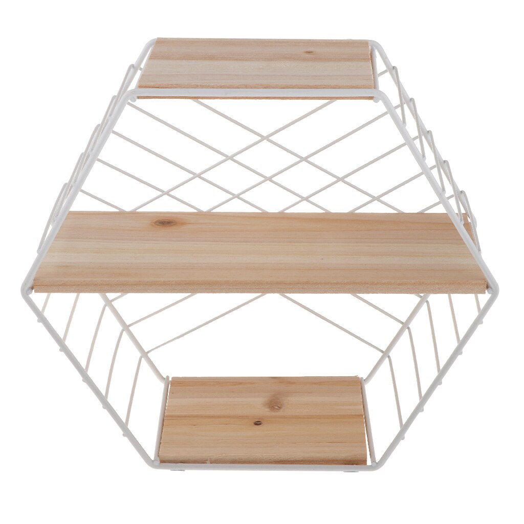 Geometric Wall Shelf Wall Storage Rack for Wall/Ro... – Vicedeal