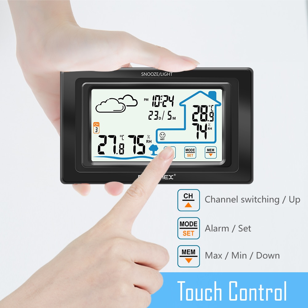 Protmex PT19A Weather Station Wireless Indoor Outd... – Grandado