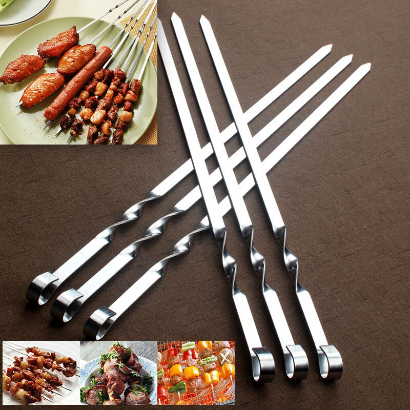 6pcs/Set Barbecue Meat String Skewers Chunks of Me... – Vicedeal