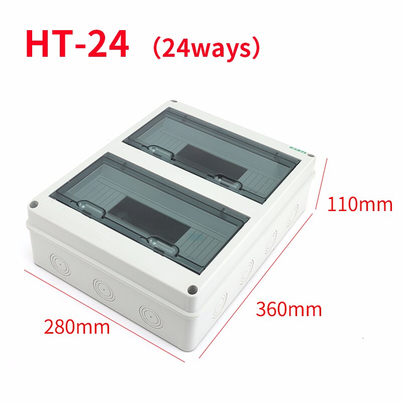 HT-5/8/12/15/18/24 Way Plastic Electrical Distribu... – Vicedeal