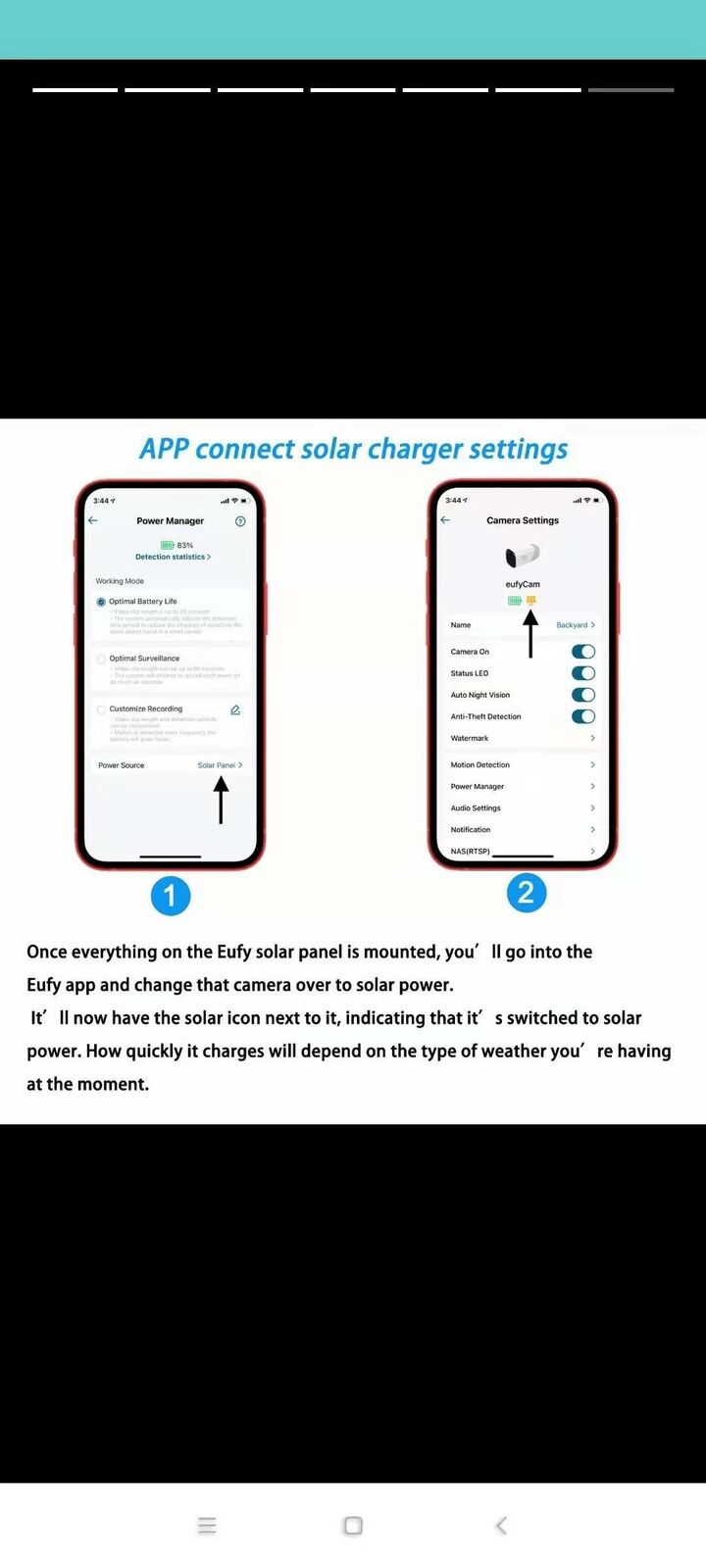 6W 5V Zonnepaneel Voor Eufycam Eufy Cam 2C , 2C Pr... – Vicedeal