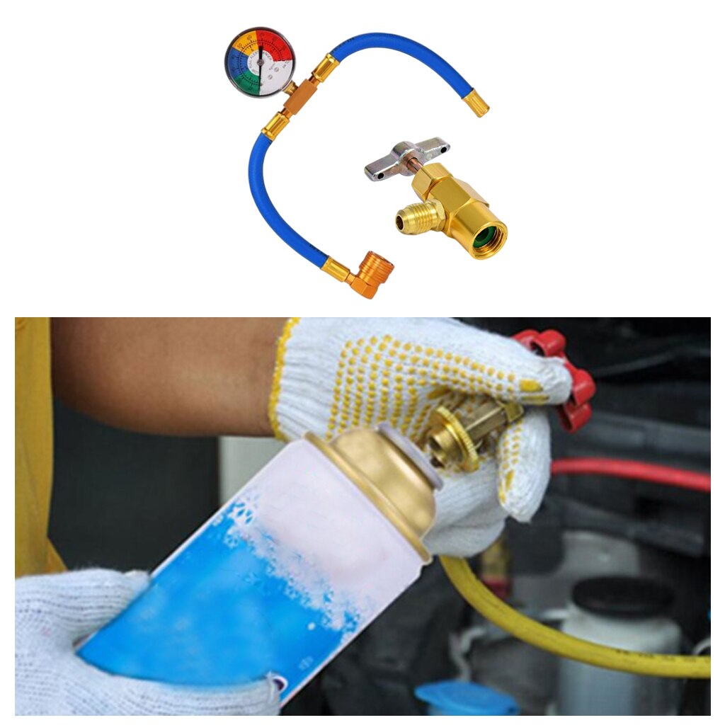 R134A Recharge Hose Kit Car AC Refilling Hose 1/2 ... – Vicedeal