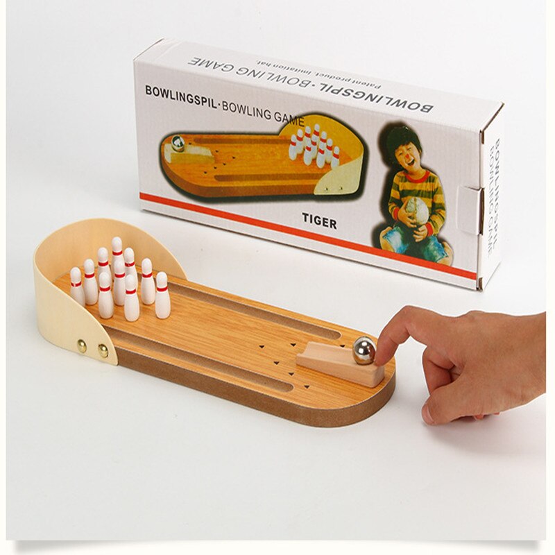 Mini bowling set table games children's puzzle inn... – Grandado