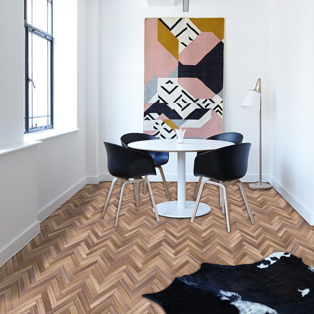 Funlife® 20x300cm Herringbone Texture Ground Stick... – Grandado