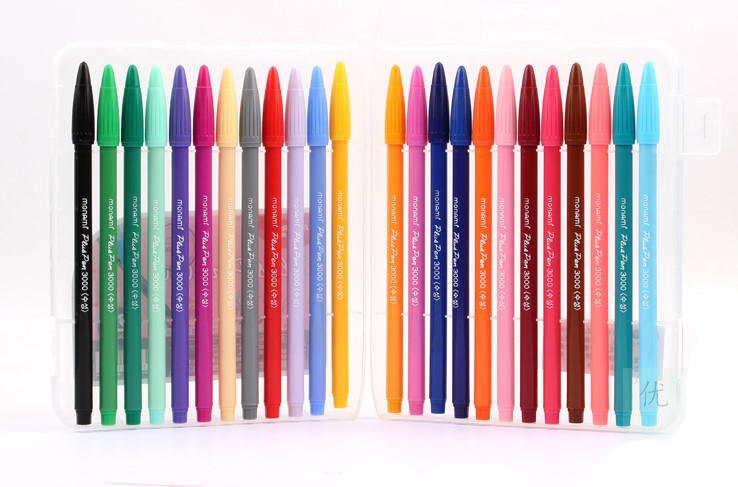 Monami Plus stylo 3000 aquarelle stylo ensemble fi... – Grandado