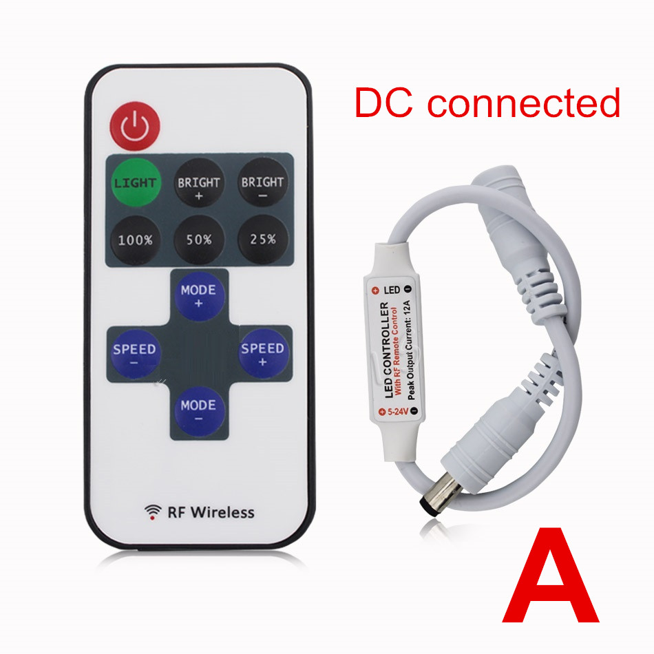 Mini Dc 12V Rf Wireless Led Controller Dimmer 6A V... – Grandado