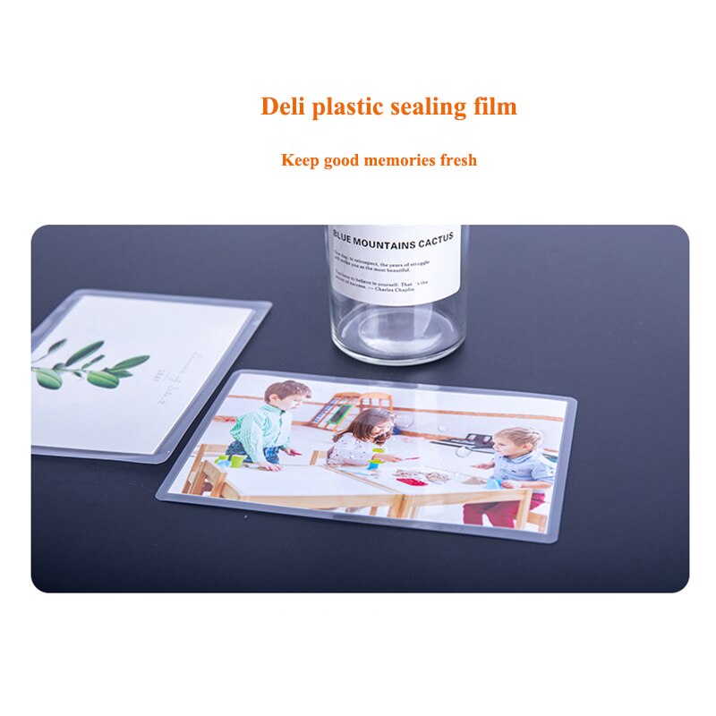 1 BAG 100PCS/lot Deli 3808 thermal laminating film... – Grandado