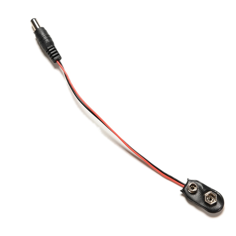 2 Stuks 19Cm 9V I-Type Batterij Kabel Dc Plug Clip... – Grandado