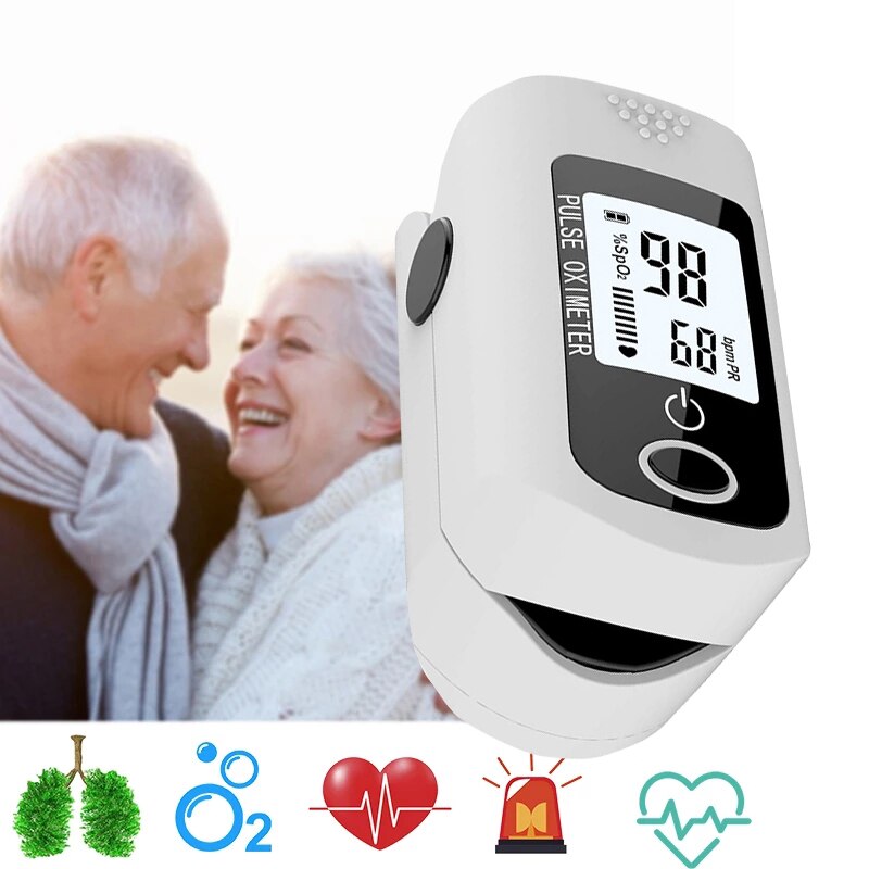 Three-color human body thermometer + fingertip oxi... – Grandado