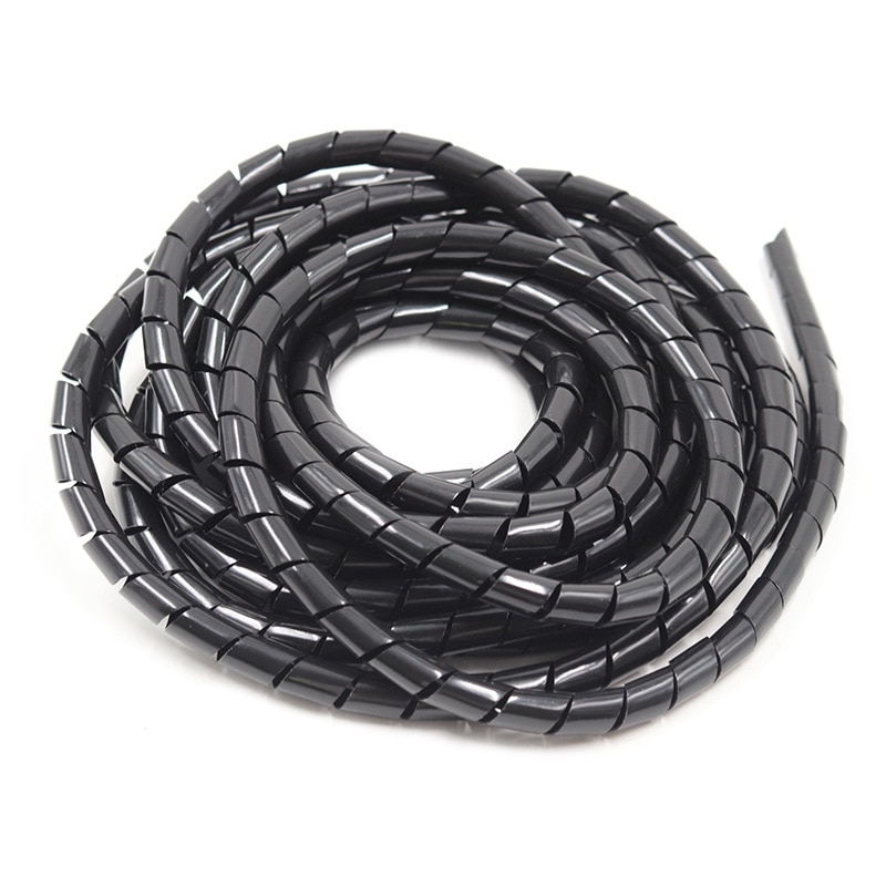 4mm-30mm White/Black Cable Wire Winding Pipe Spira... – Grandado