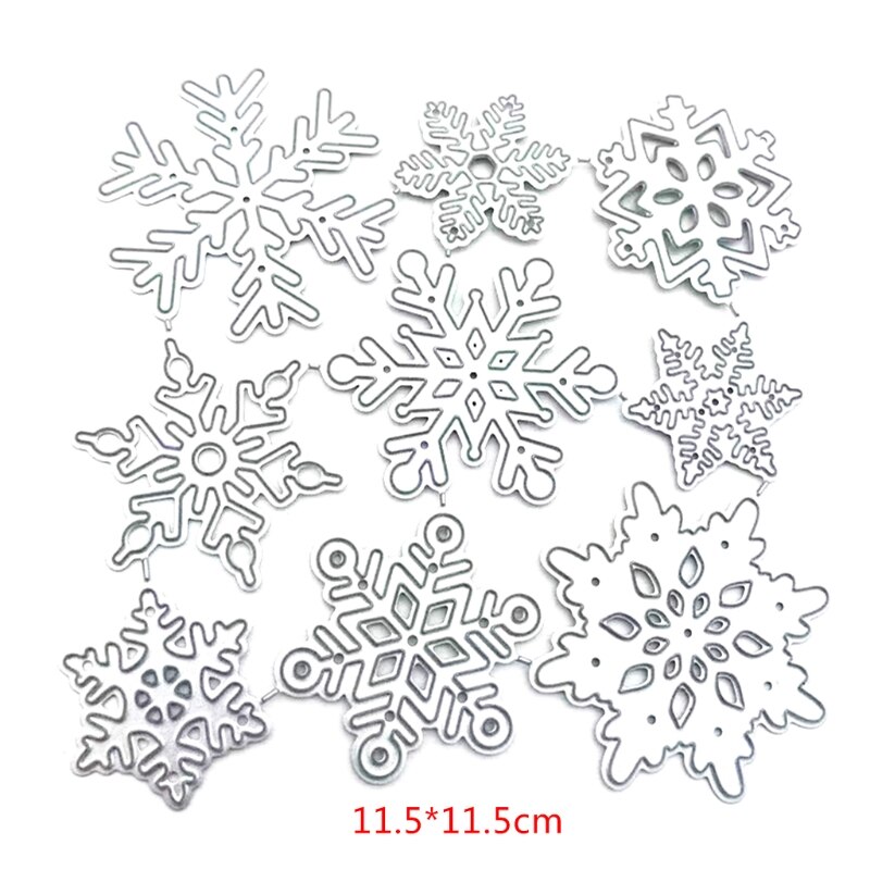 Snowflakes Metal Cutting Dies Stencil DIY Scrapboo... – Vicedeal