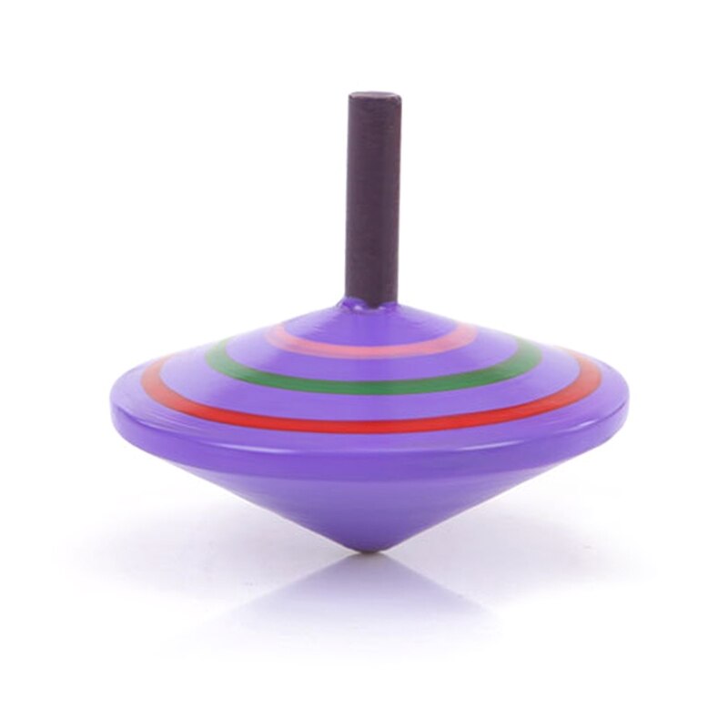 3Pcs/Set Handmade Painted Wooden Spinning Tops Edu... – Grandado