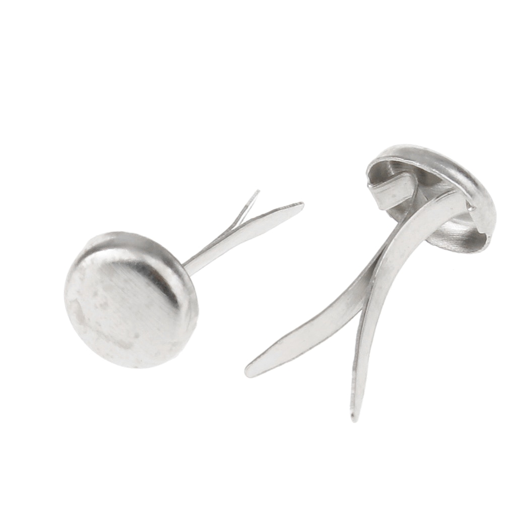 400 Pieces Mini Silver Iron Brad Paper Fasteners f... – Vicedeal