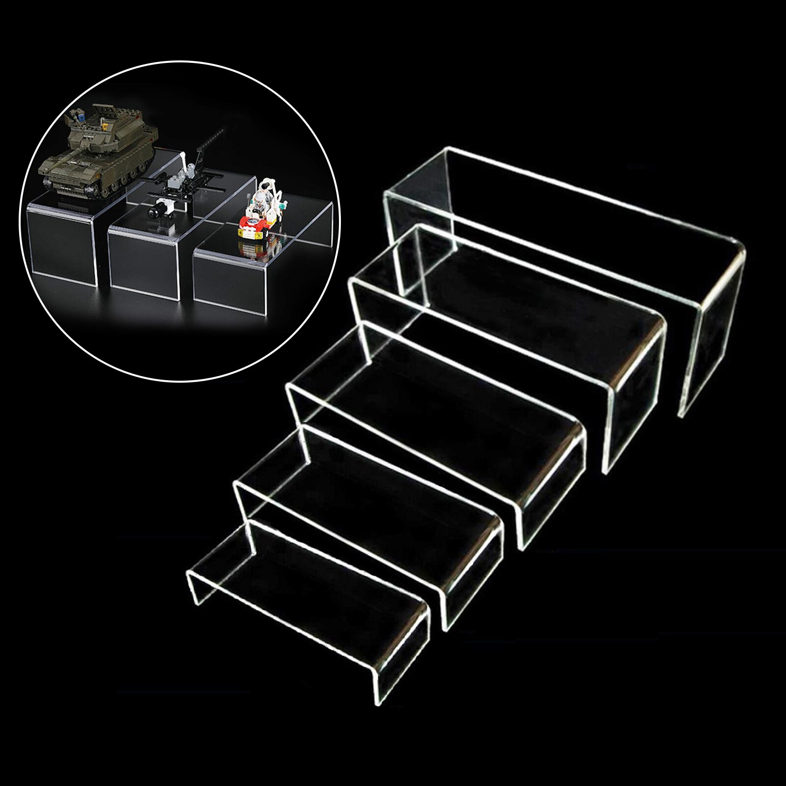 Nestelen Acryl Display Risers Plint Transparante S... – Vicedeal