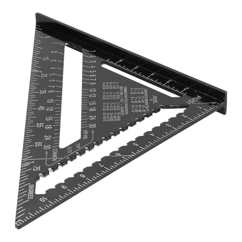 12in Aluminum Alloy Ruler Speed Black Quick Roofin... – Vicedeal