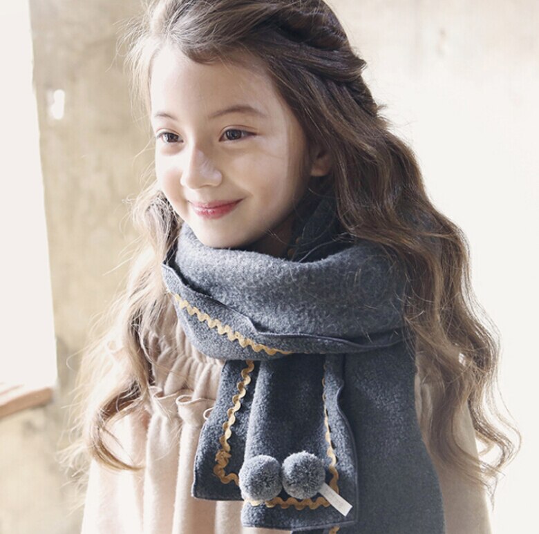 Kind Kid Meisje Baby Sjaal Winter Warm Wol Spinnin... – Vicedeal