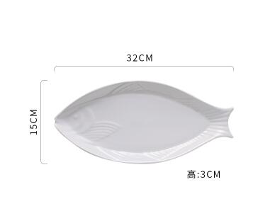 Solid hvid fisk stil mad tallerkener retter hval m... – Grandado