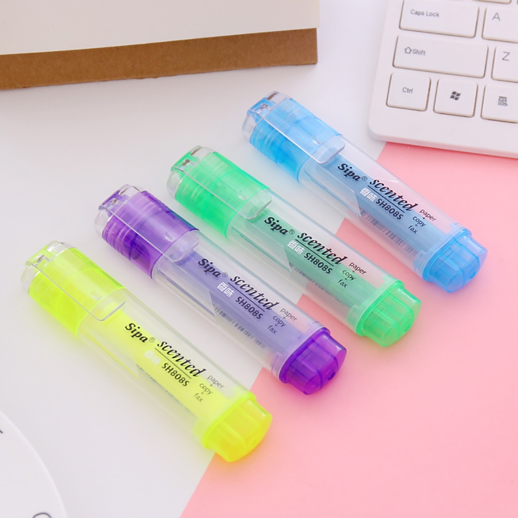 6pcs/Set Kids Highlighter Set Slanted Nib Smooth W... – Grandado