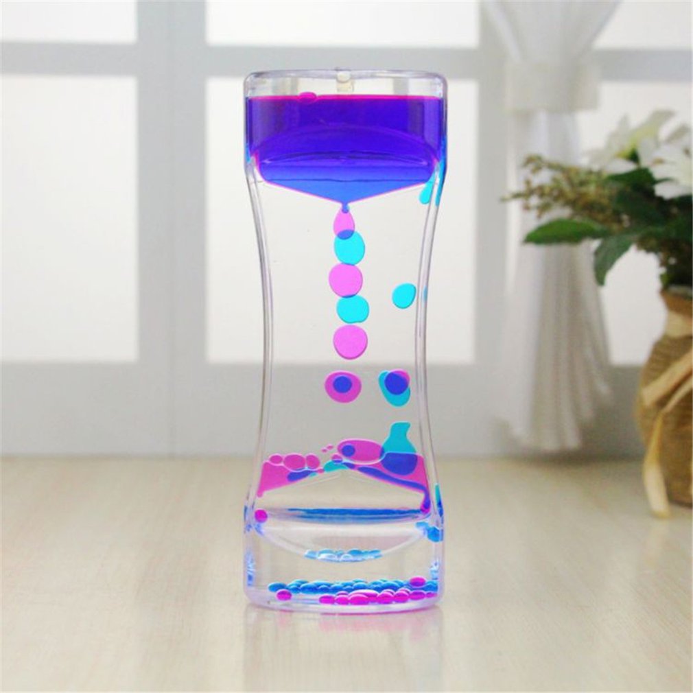 1pcs Double Color Sand Hourglasses Floating Oil Li... – Grandado
