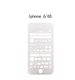 1 pcs phone 6S/6S PLus WEB UI life Cutout Drawing ... – Grandado