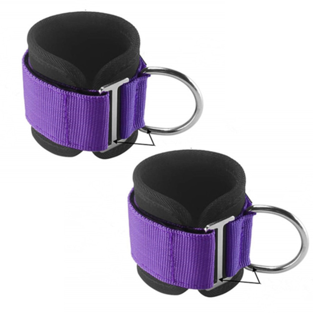 2pcs Purple Ankle Strap Fitness Workout Ankle Supp... – Grandado