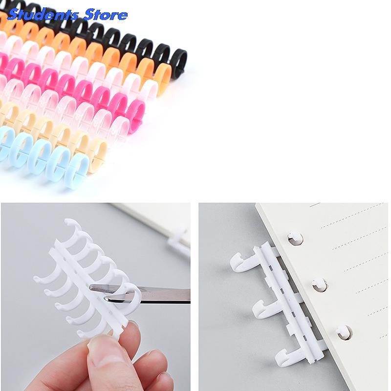 30 Holes A4 A5 A6 Loose-leaf Plastic Binding Ring ... – Grandado