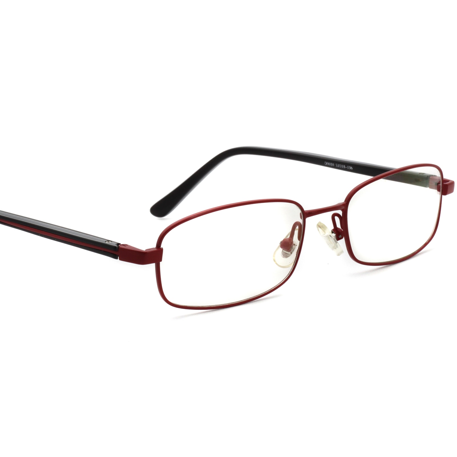 Red Metal Acetate Eyewear Glasses Optical Frame O0... – Grandado