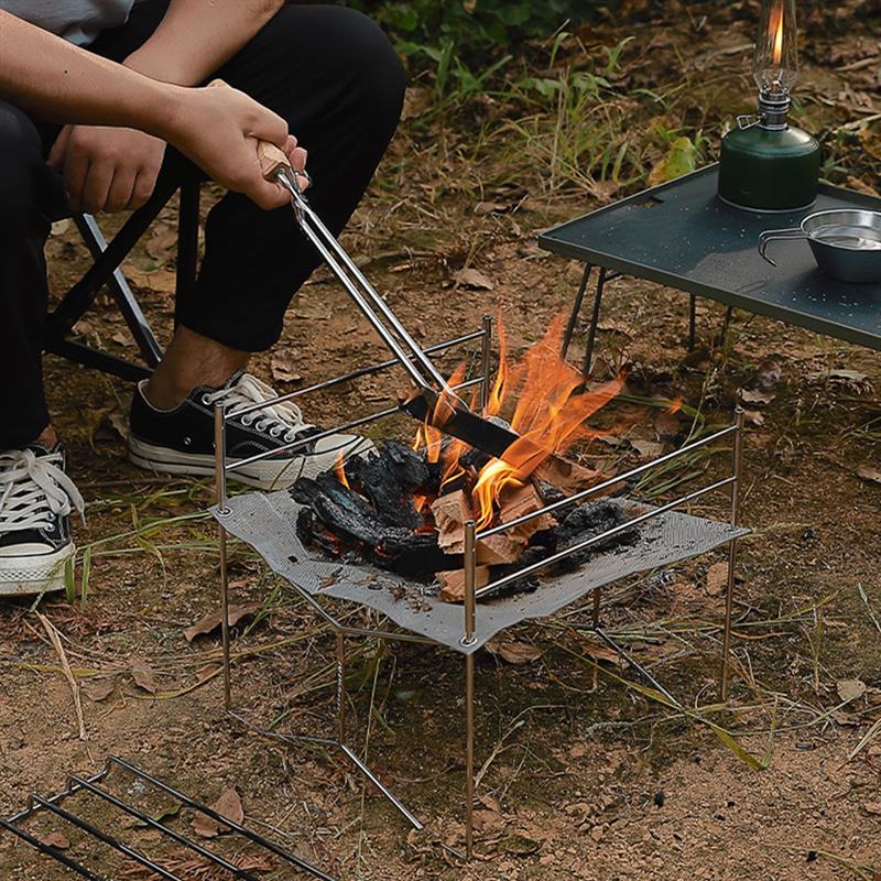 Bonfire Kampvuur Pit Camping Houtkachel Stand Fram... – Vicedeal