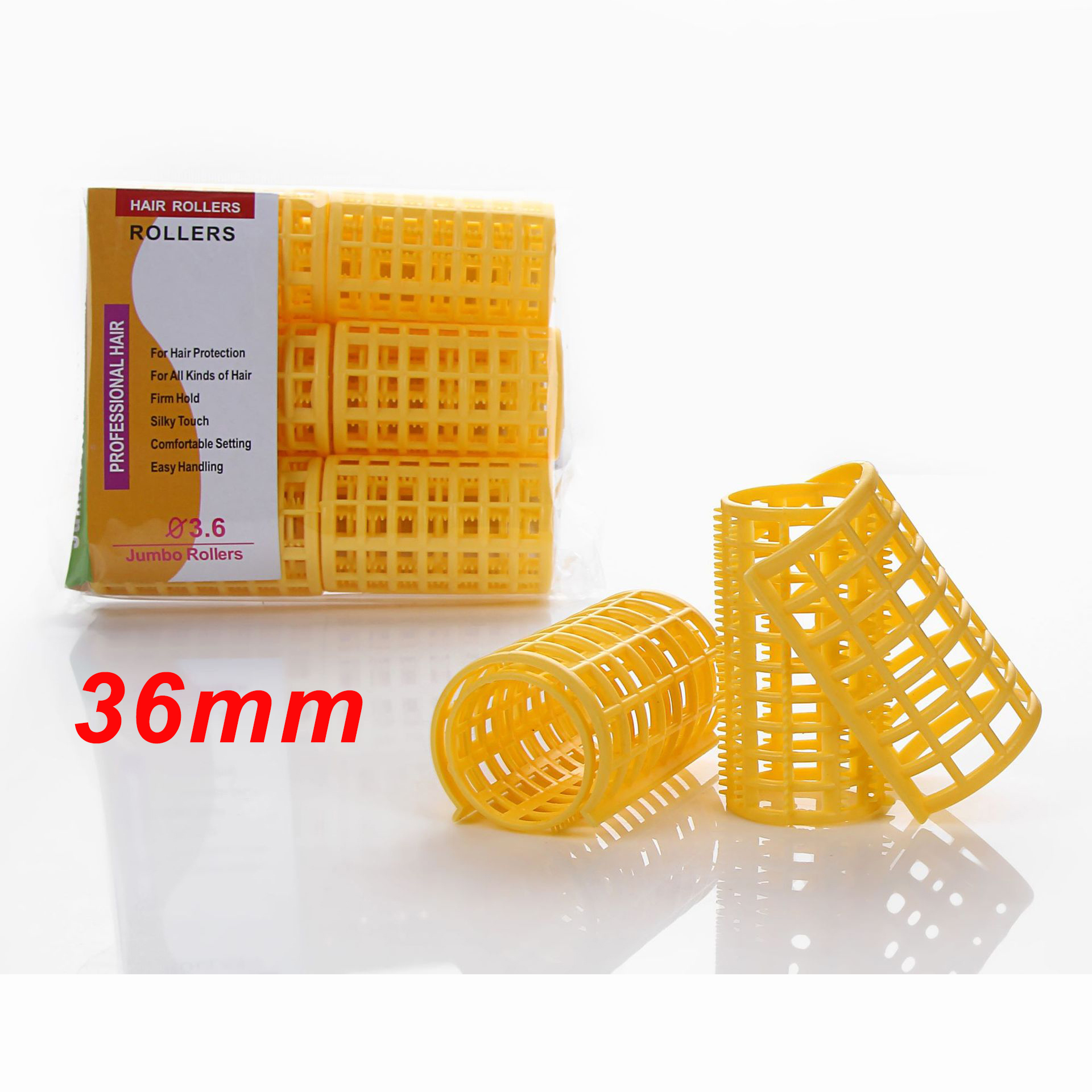 3 Pack/set 15Mm Snap Op Haar Rollen Plastic Diy Ha... – Grandado