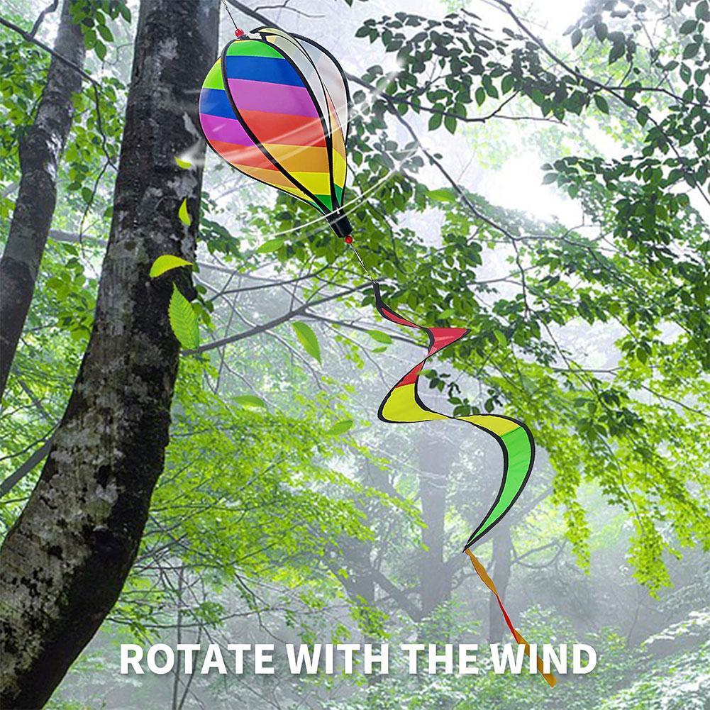 Wind Spinner Wind Chimes Rotating Windmill Rainbow... – Grandado
